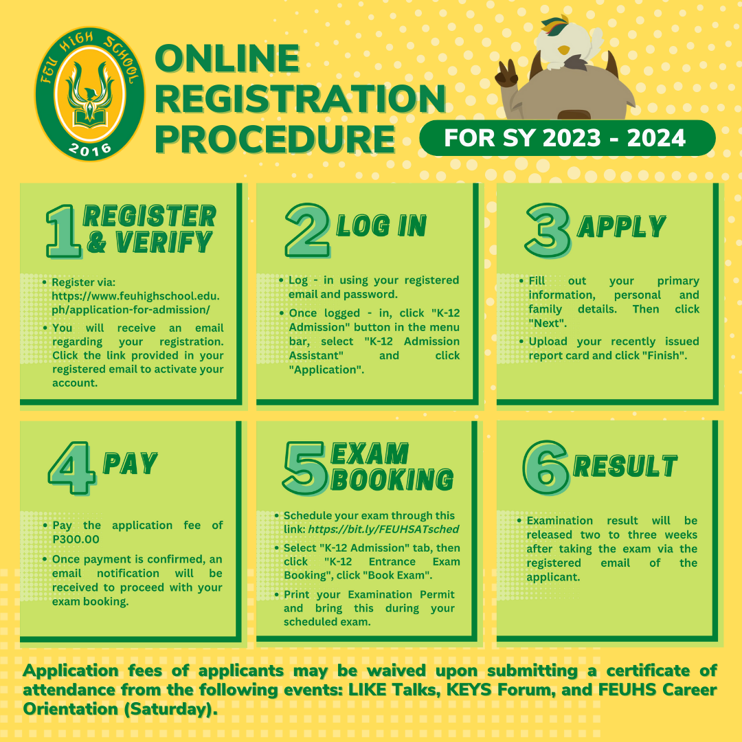 Admissions Procedure